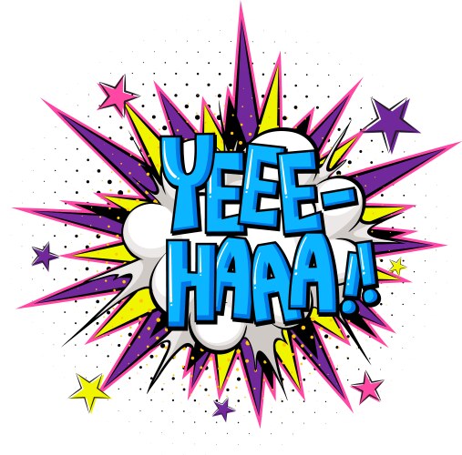 Background with comic speech bubbles signs Vector Image