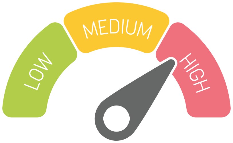High medium low icon symbol Vector Images & Graphics for Commercial Use ...