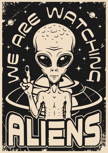 Bad alien Royalty Free Vector Image - VectorStock
