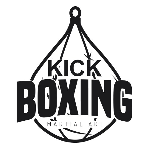 Kickboxing logo Vector Images & Graphics for Commercial Use | VectorStock
