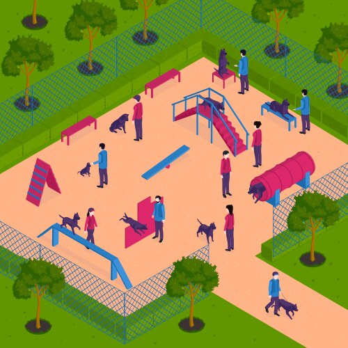 Isometric Dog Sitting Vector Images (over 530)