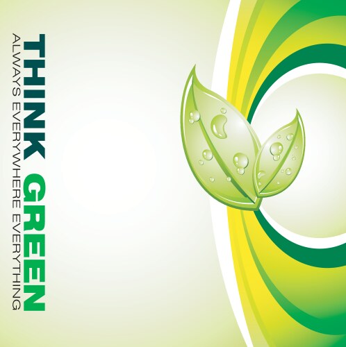 Colorful eco background Royalty Free Vector Image