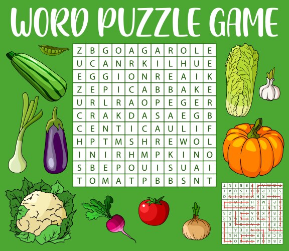 Raw farm fruits berries word search puzzle game Vector Image