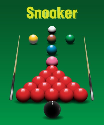 Snooker sport design Royalty Free Vector Image