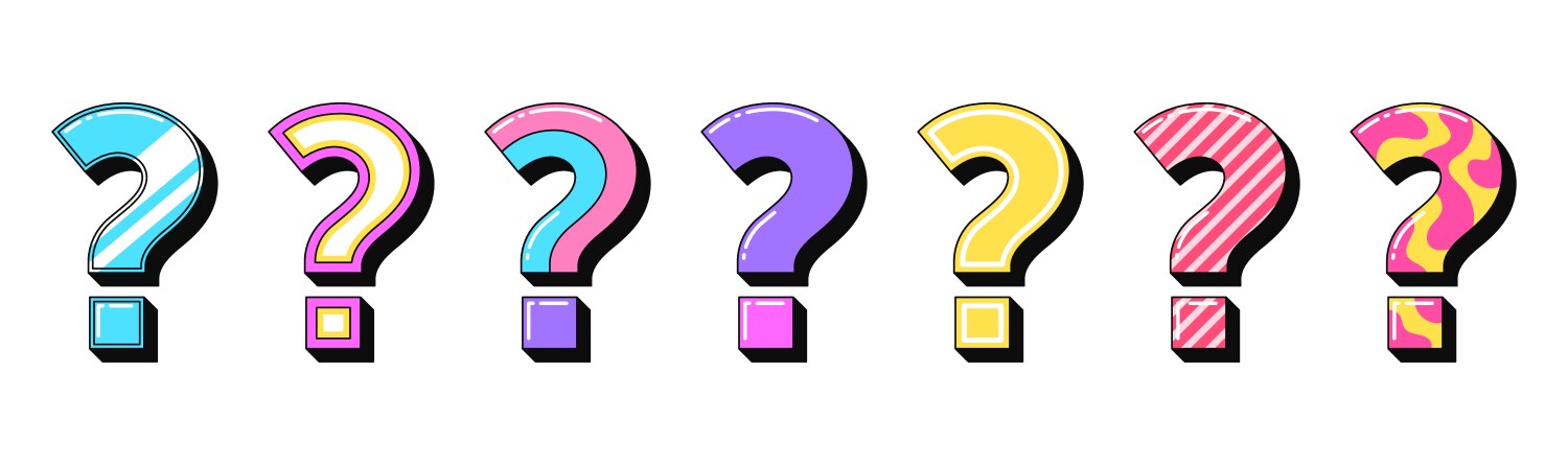 Question Mark Pop Vector Images (over 760)