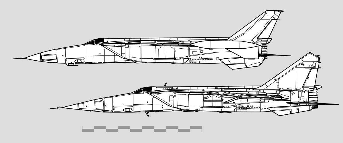Mikoyan-gurevich mig-3 Royalty Free Vector Image