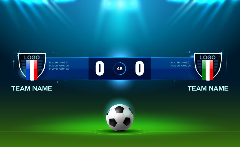 Soccer poster Royalty Free Vector Image - VectorStock