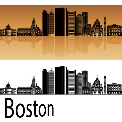 Boston Skyline Vector Images (over 470)