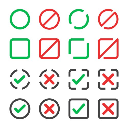 Checkbox Cross Vector Images (over 3,700)