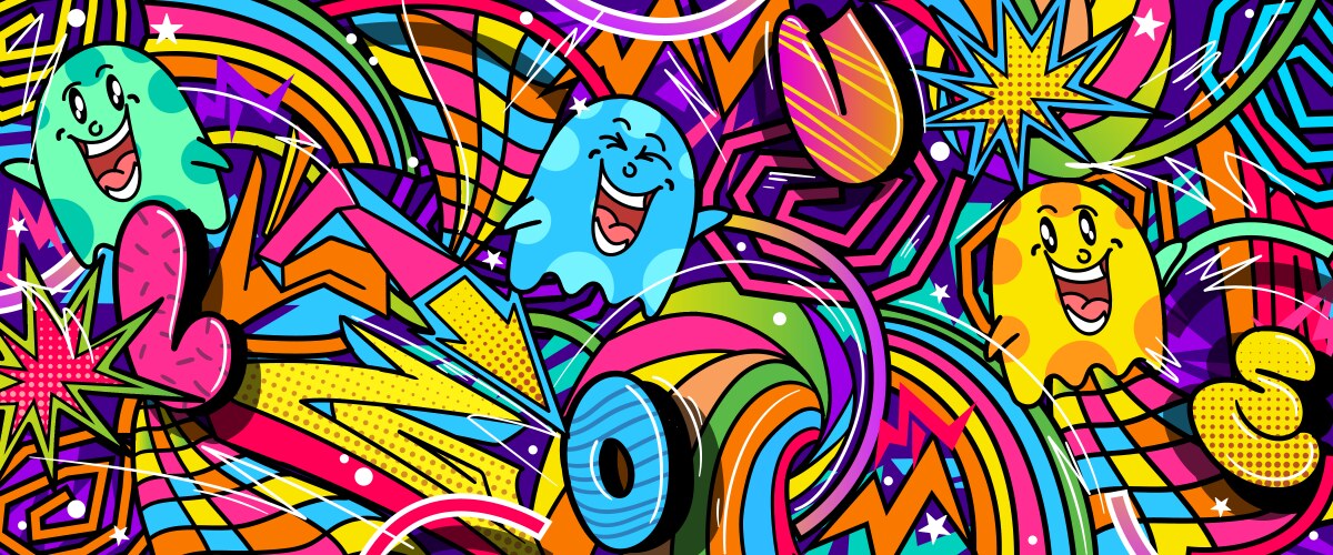 Graffiti doodle art Royalty Free Vector Image - VectorStock