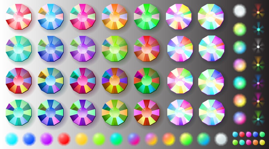 Rhinestones Vector Images (over 3,400)