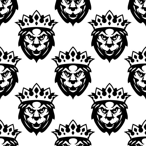 Lion head Royalty Free Vector Image - VectorStock