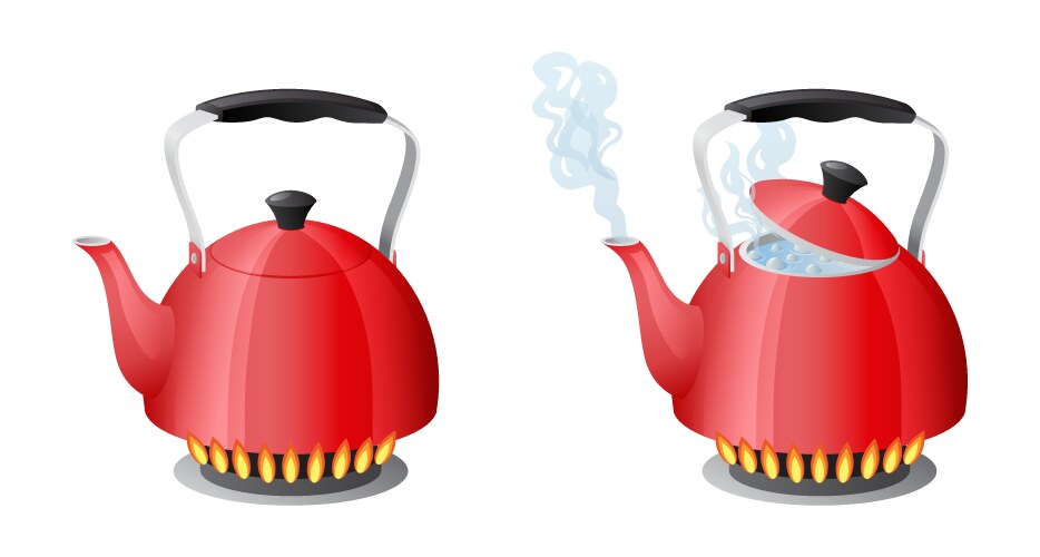 Kettle Royalty Free Vector Image - VectorStock