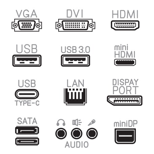 Displayport Vector Images (over 250)