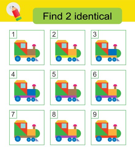 Puzzle game for kids Royalty Free Vector Image