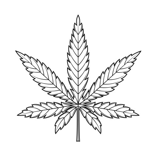 Marijuana Leaf Outline Vector Images (over 10,000)