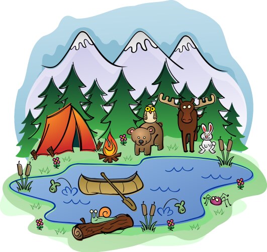 Camping Cartoon Vector Images (over 51,000)