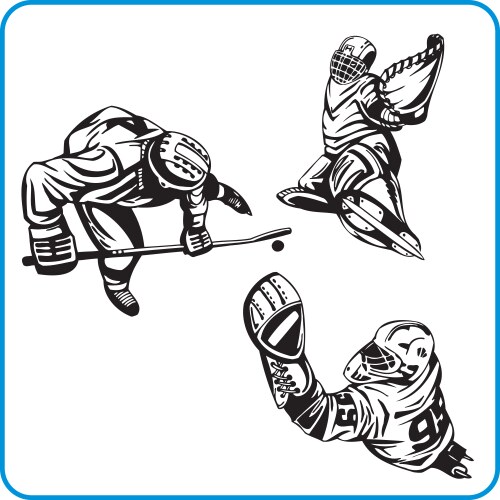 Olympic sports winter and summer a set Royalty Free Vector