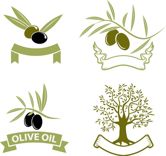 Olive tree Royalty Free Vector Image - VectorStock