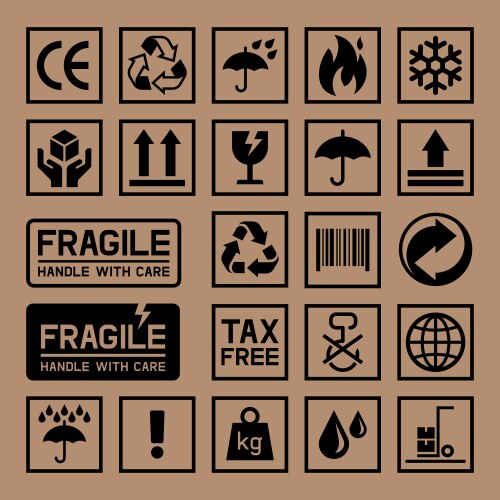 Fragile Sign Vector Images (over 30,000)