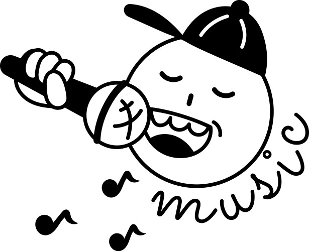 Singing Emoji Vector Images (over 700)