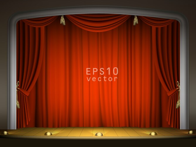 Stage backdrop Vector Images & Graphics for Commercial Use | VectorStock