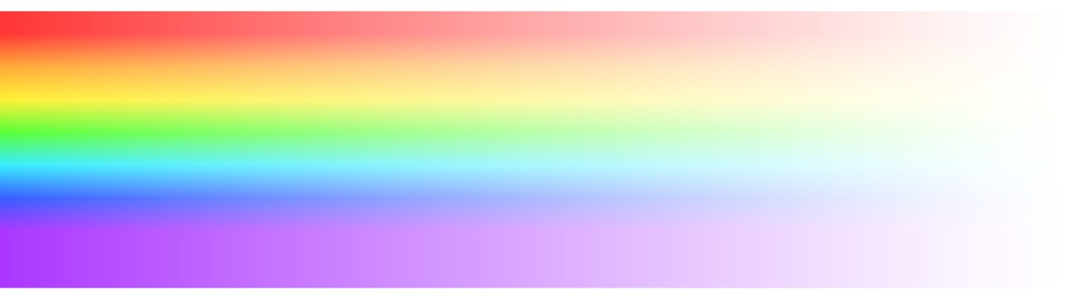 Realistic rainbow spectrum Royalty Free Vector Image