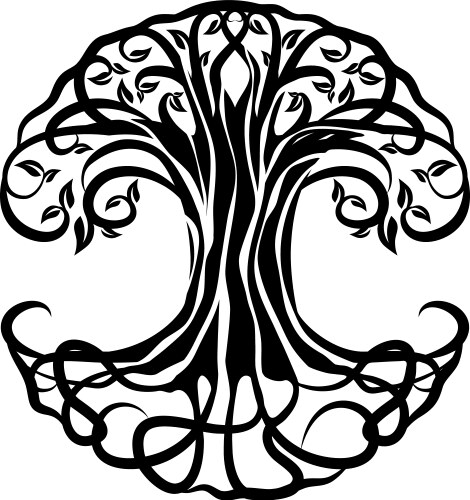 Tree of Life Black and White Vector Images (over 31,000)
