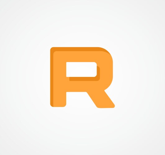Letter R Bold Vector Images (over 1,600)