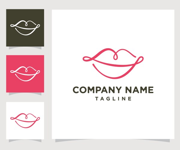 Fashion logo letter m template Royalty Free Vector Image