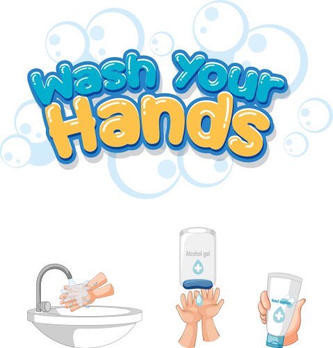 Hands counting Royalty Free Vector Image - VectorStock