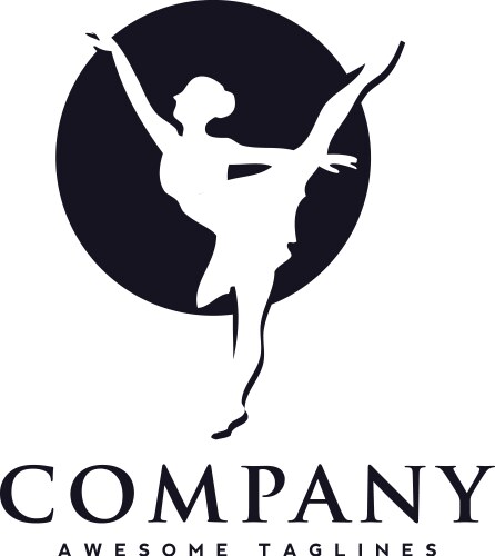 Dance club logo Royalty Free Vector Image - VectorStock