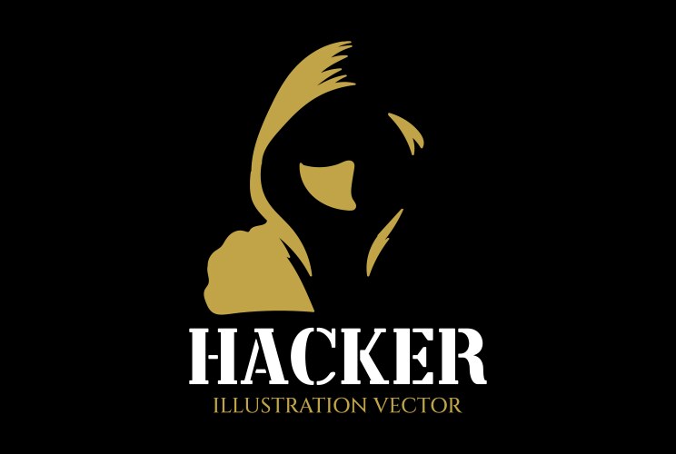Hacker in hoodie Royalty Free Vector Image - VectorStock