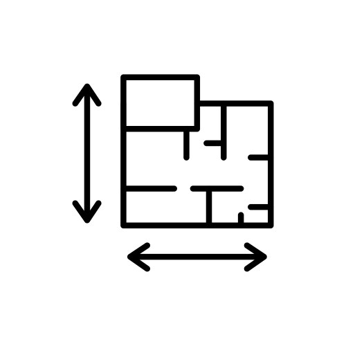 House plan icon Royalty Free Vector Image - VectorStock