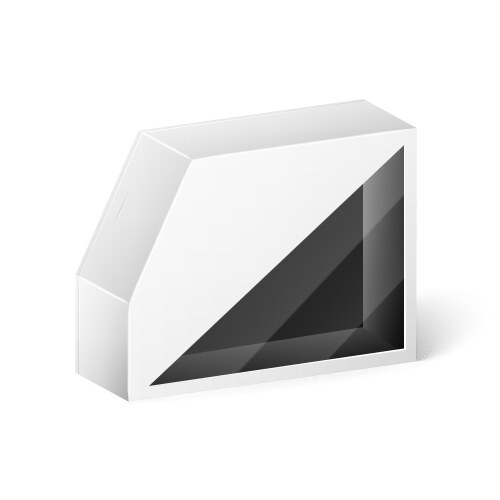 White paper packing Royalty Free Vector Image - VectorStock