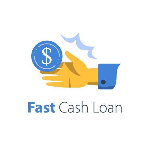Loan agreement concept credit refunding Royalty Free Vector