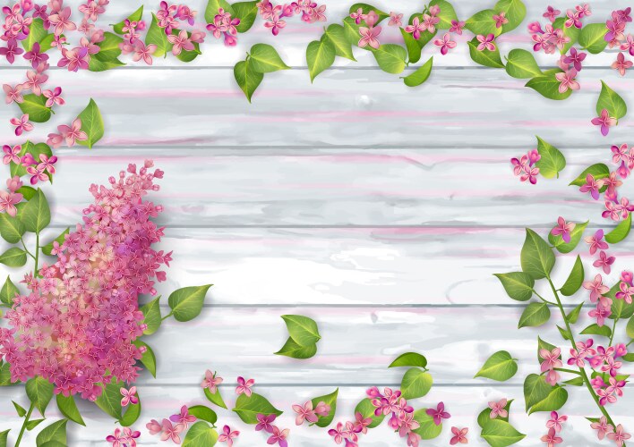 Background with spring flowers Royalty Free Vector Image