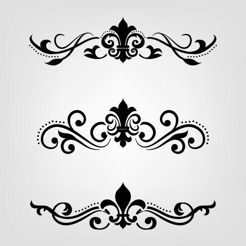 Filigree Underline Vector Images (over 680)