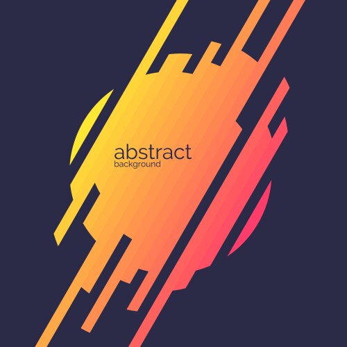 Abstract geometric background the poster Vector Image