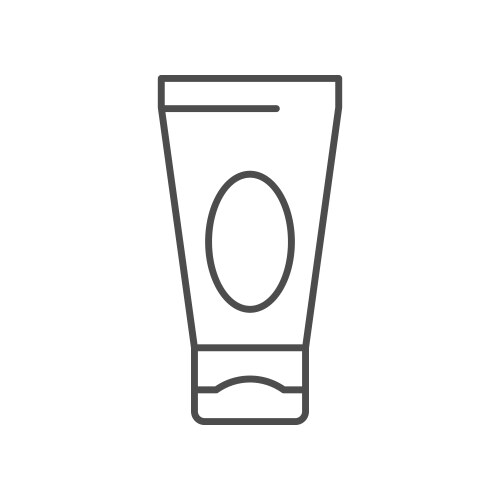36m icon cosmetic open month life shelf Royalty Free Vector