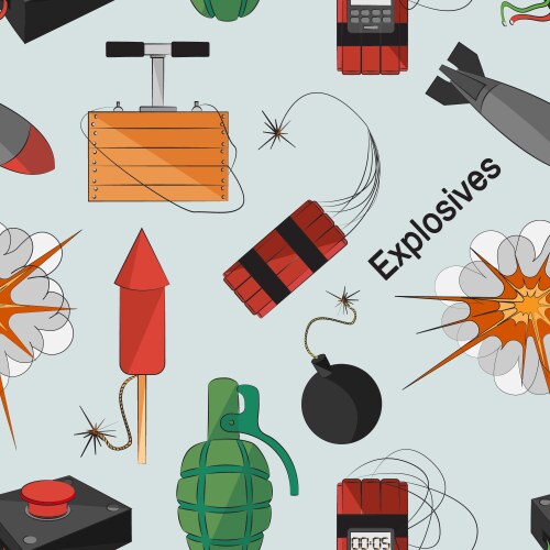 Bombs realistic set Royalty Free Vector Image - VectorStock