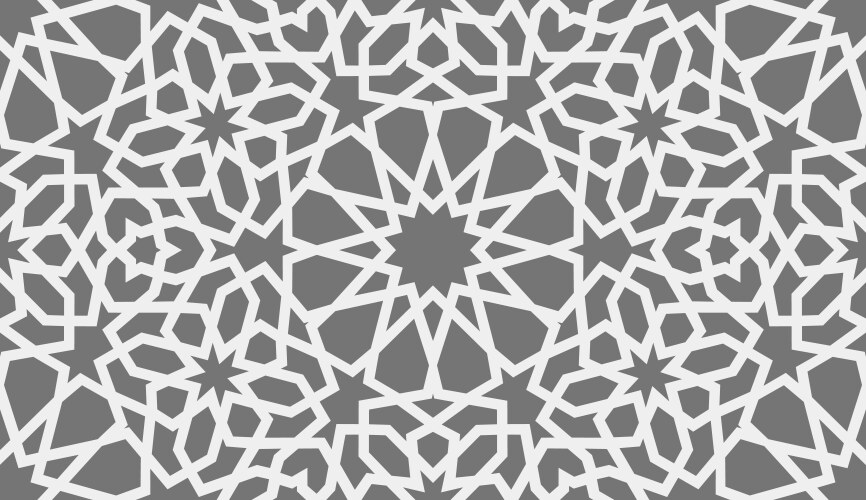 Islamic grid pattern Royalty Free Vector Image