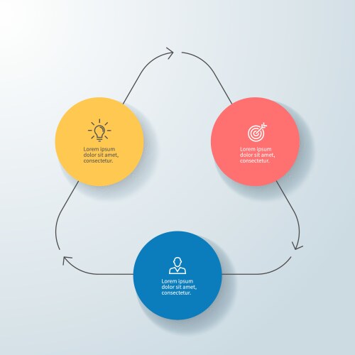 Arrow chart collection charts Royalty Free Vector Image