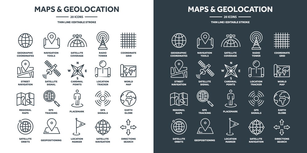 Pictogram Map Vector Images (over 17,000)