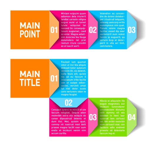 Process chart module Royalty Free Vector Image