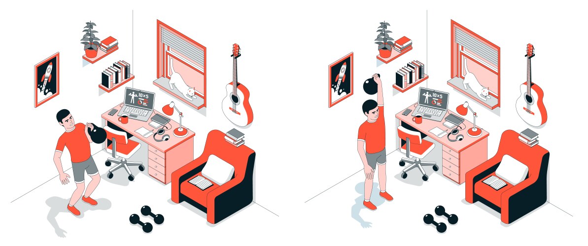 Exercise Vector Images (over 460,000)