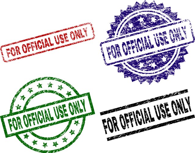 Staff only rubber stamp Royalty Free Vector Image