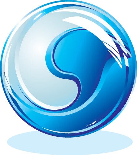 Fantasy navigation sphere Royalty Free Vector Image