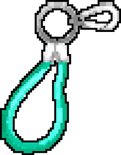 Label ring keychain cartoon Royalty Free Vector Image