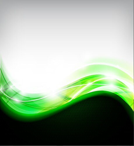 Modern background green wave eco-friendly clean Vector Image